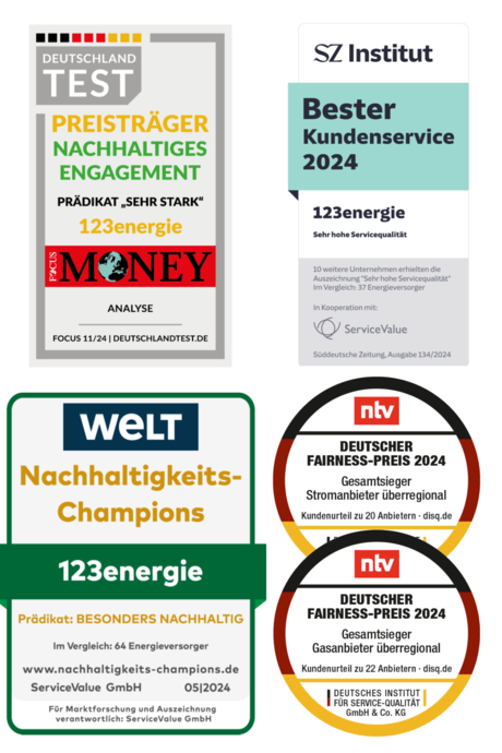 Bestellstrecke - 123energie